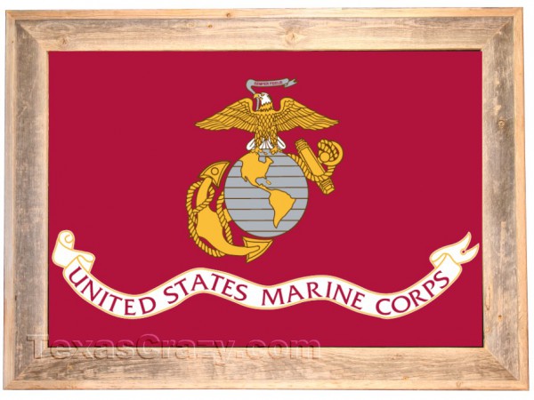 Buy US Marine Corps Flag Framed - American Military Flags
