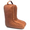 Soft Leather Cowboy Boot Bag - Personalized Western Luggage